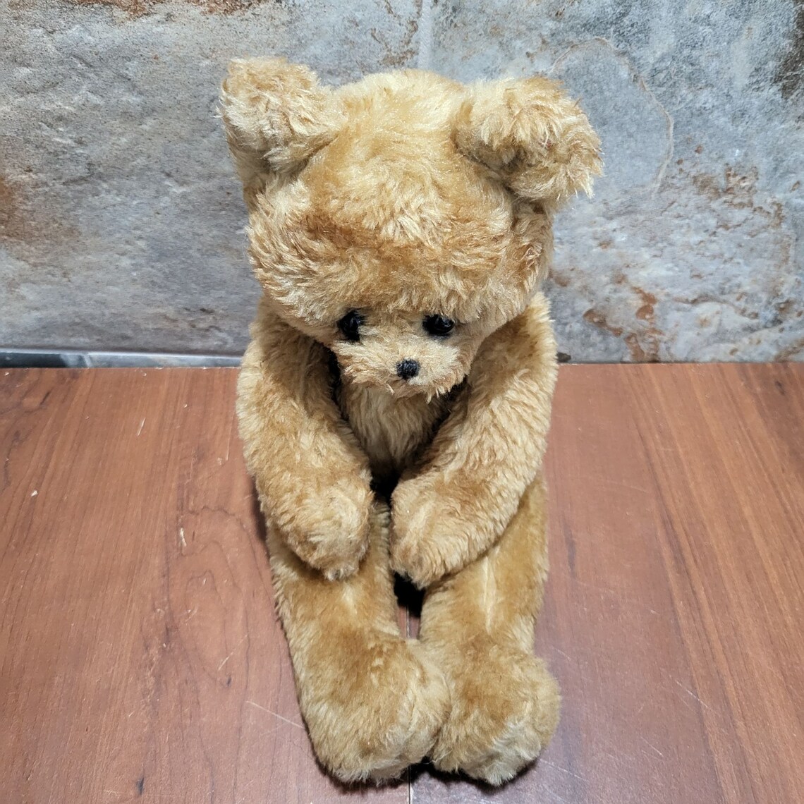 Vintage Brown Bear Shelf Sitter Plush Nursery Decor - Etsy