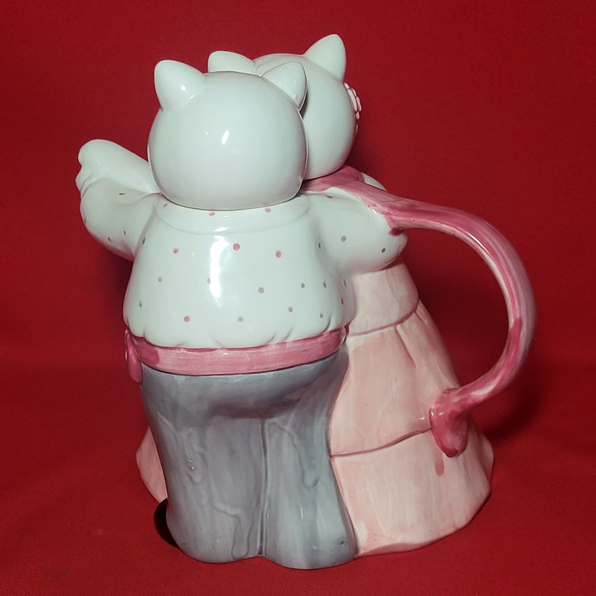 Vintage Applause Dancing Cat Teapot Ceramic - Etsy