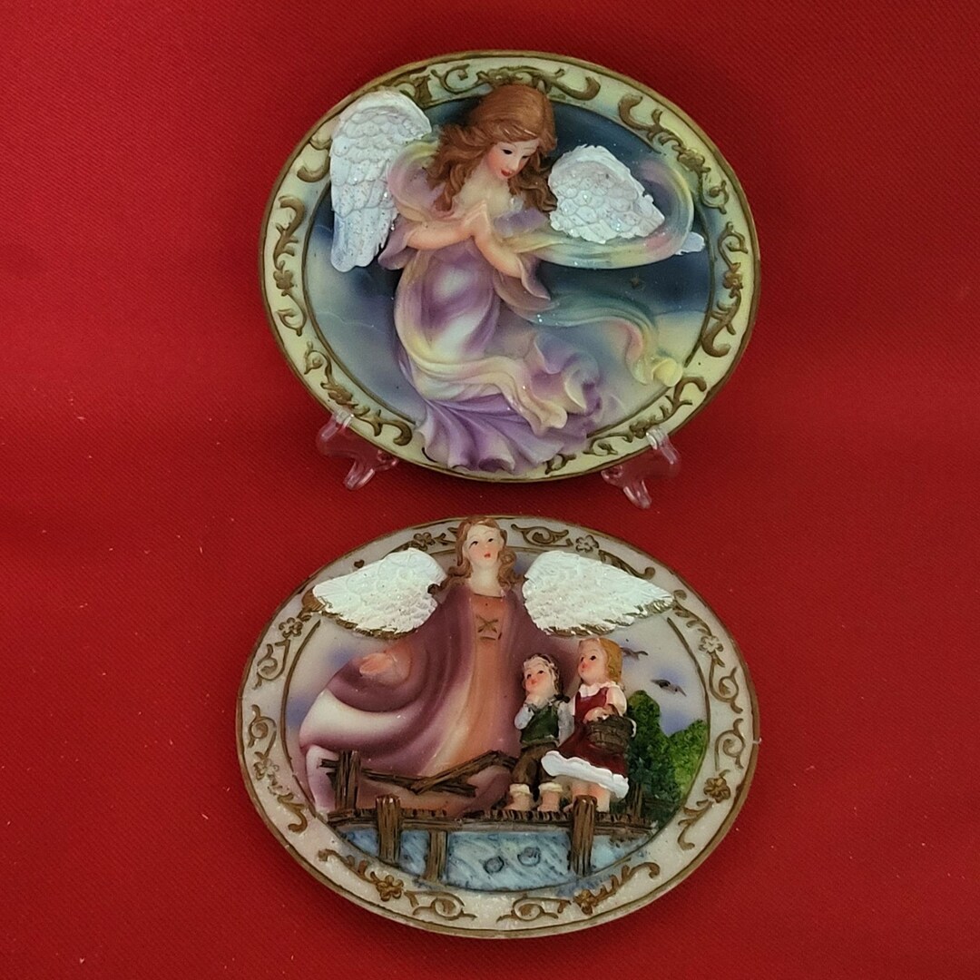 Handcrafted Angel Plate Decorative NIB - Etsy