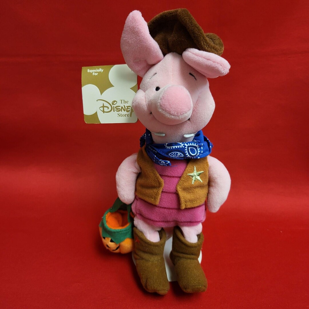 Mini Bean Bag Cowboy Piglet Sheriff Trick or Treat the Disney Store - Etsy