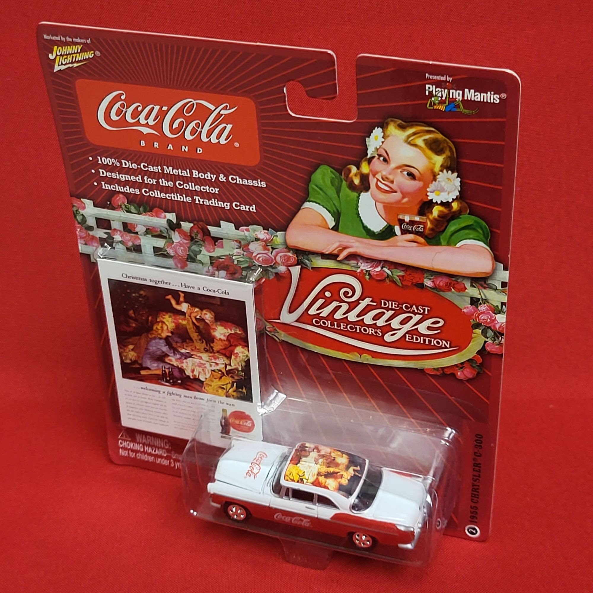Coca Cola Johnny Lightning Vintage Collection Die Cast 1955 Chrysler C ...