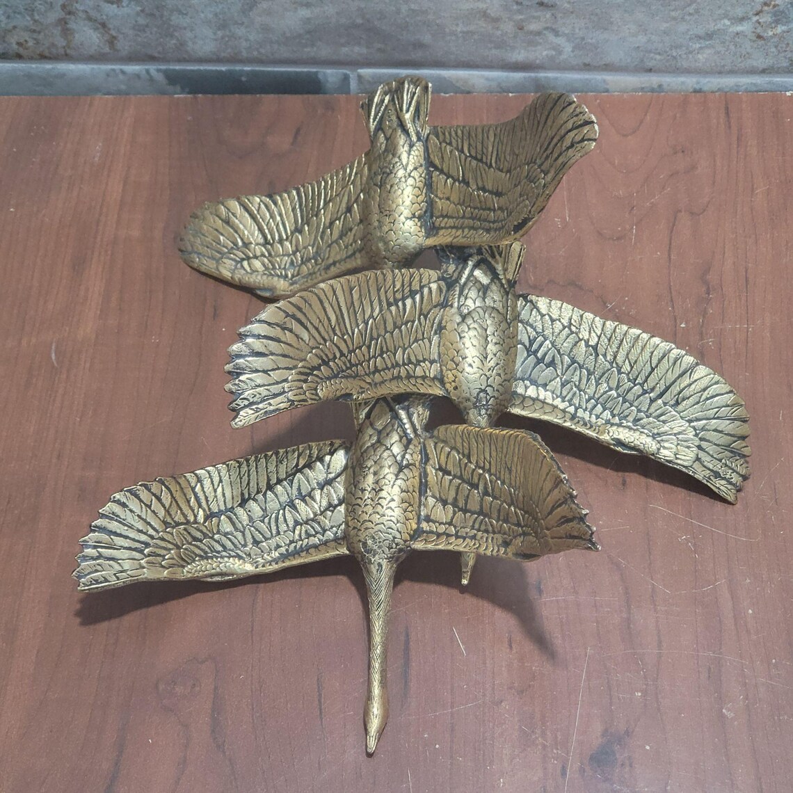 Gunther Granget the Flight Winged Geese Bronze Sculpture Signed ...