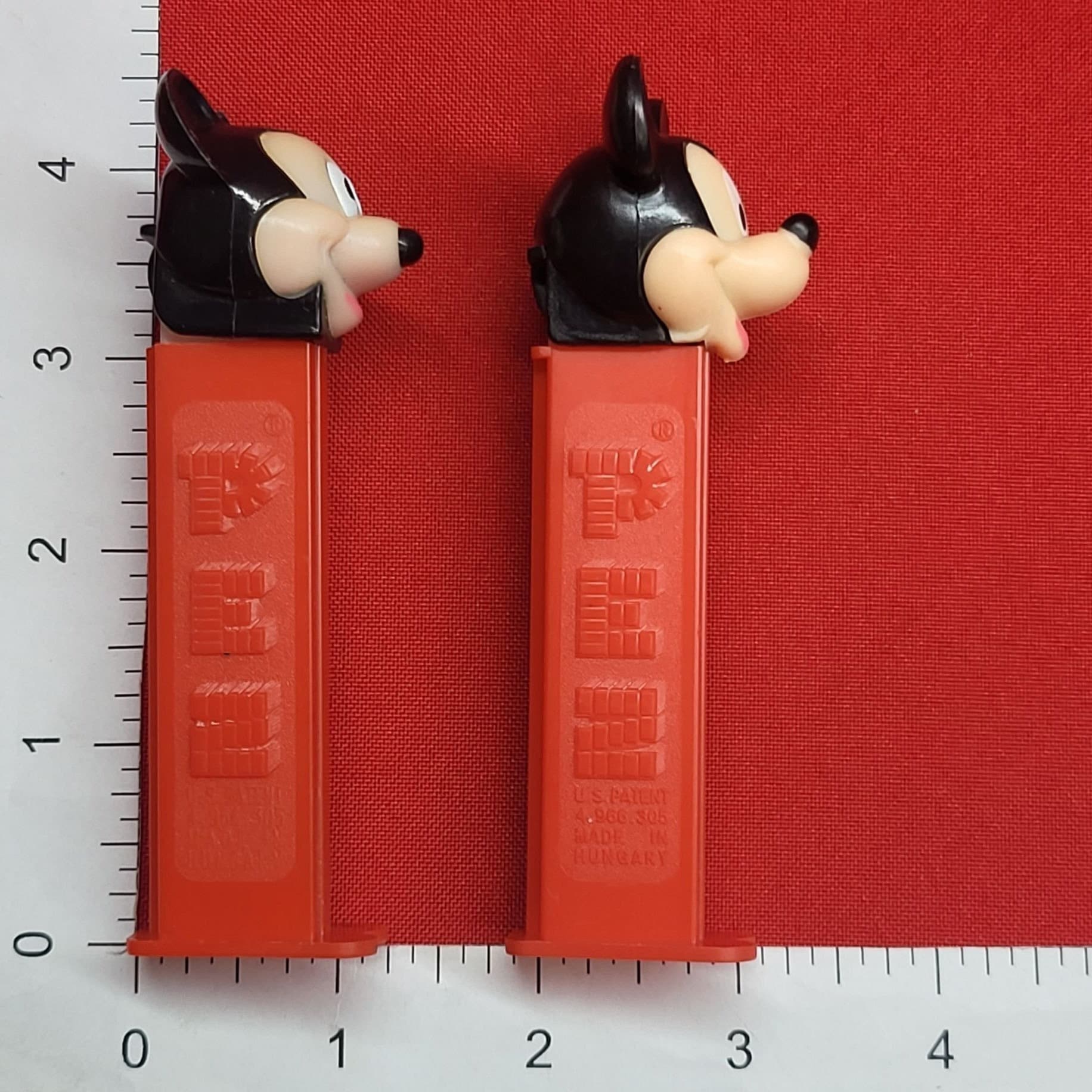Vintage Disney Mickey Mouse Pez Dispensers Set of 2 - Etsy