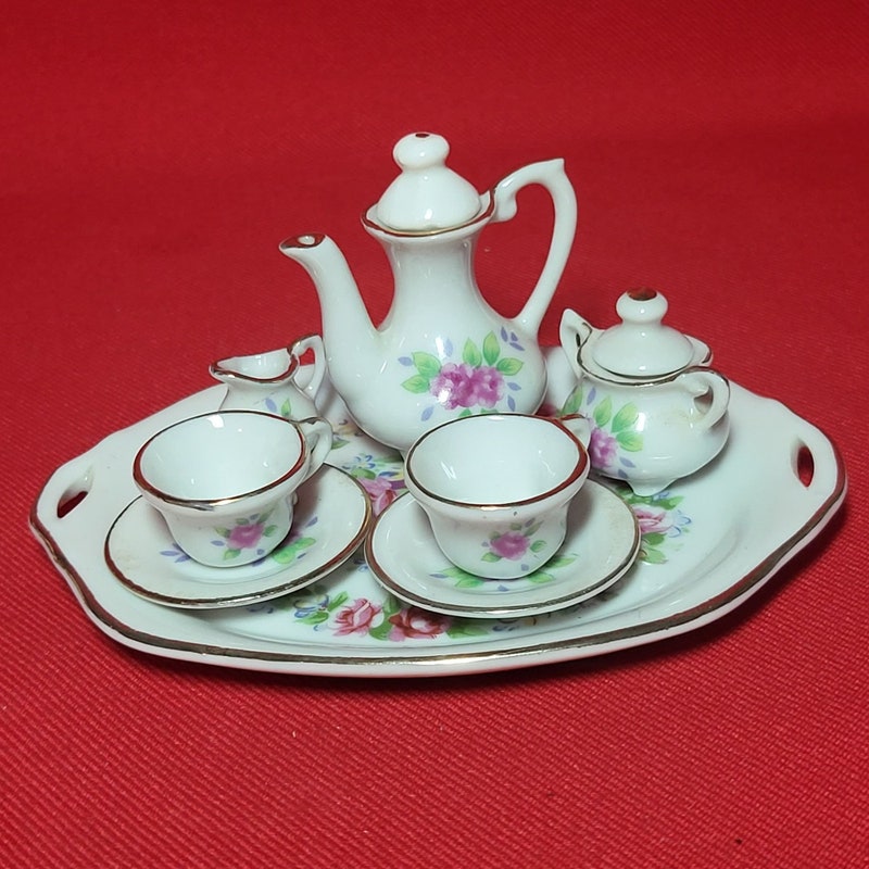 Miniature Tea Set - Etsy