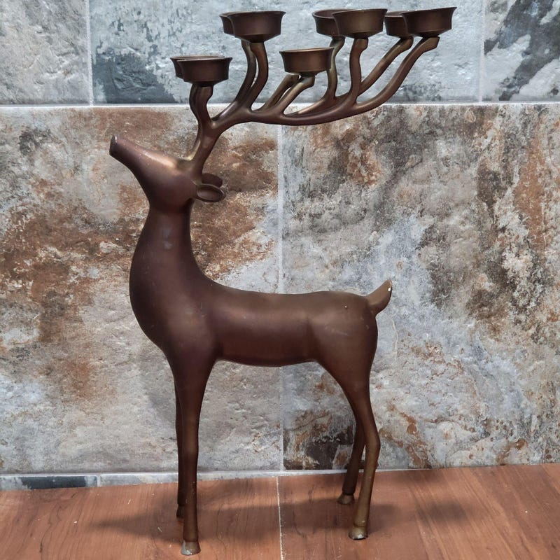 Antler Candle Holder - Etsy