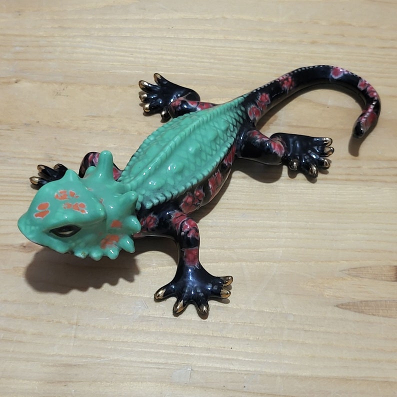 Porcelain Axolotl Salamander Amphibians Lizard Figurine - Etsy