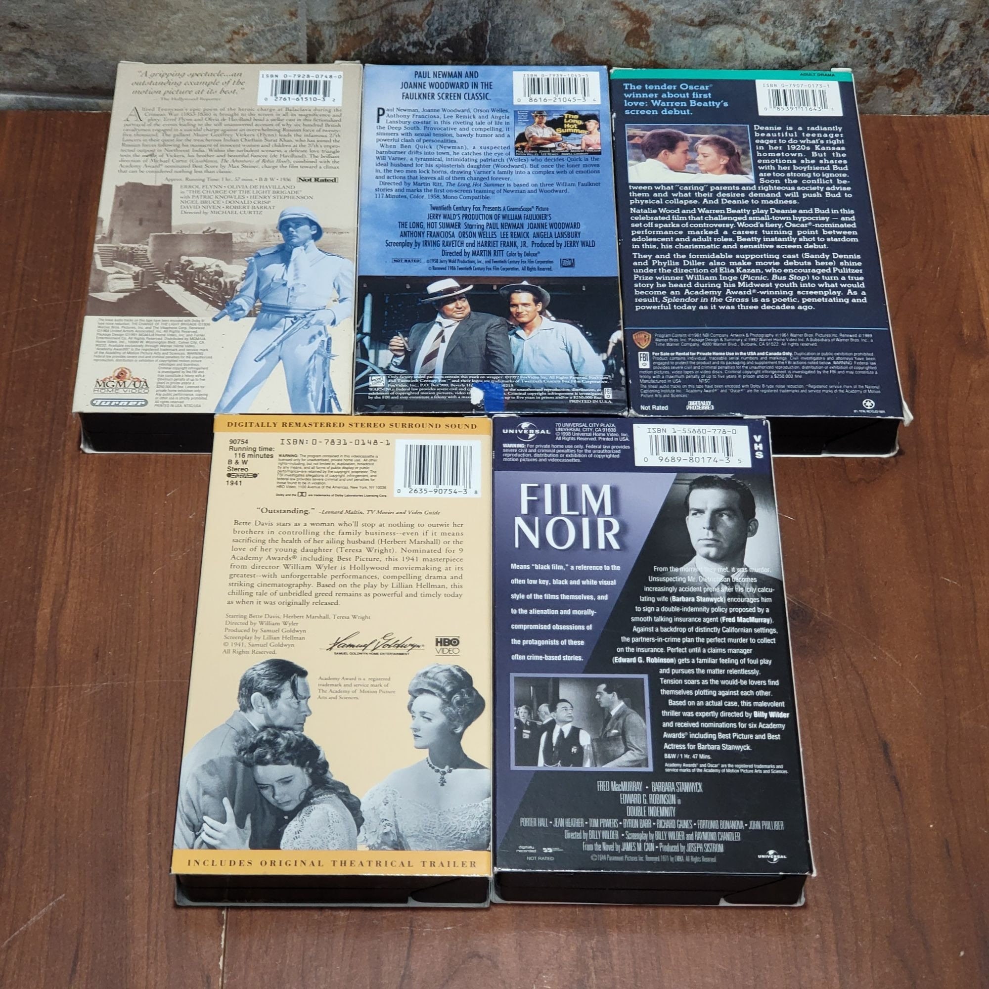 Vintage Classic Movies on VHS Lot of 5 Tested - Etsy