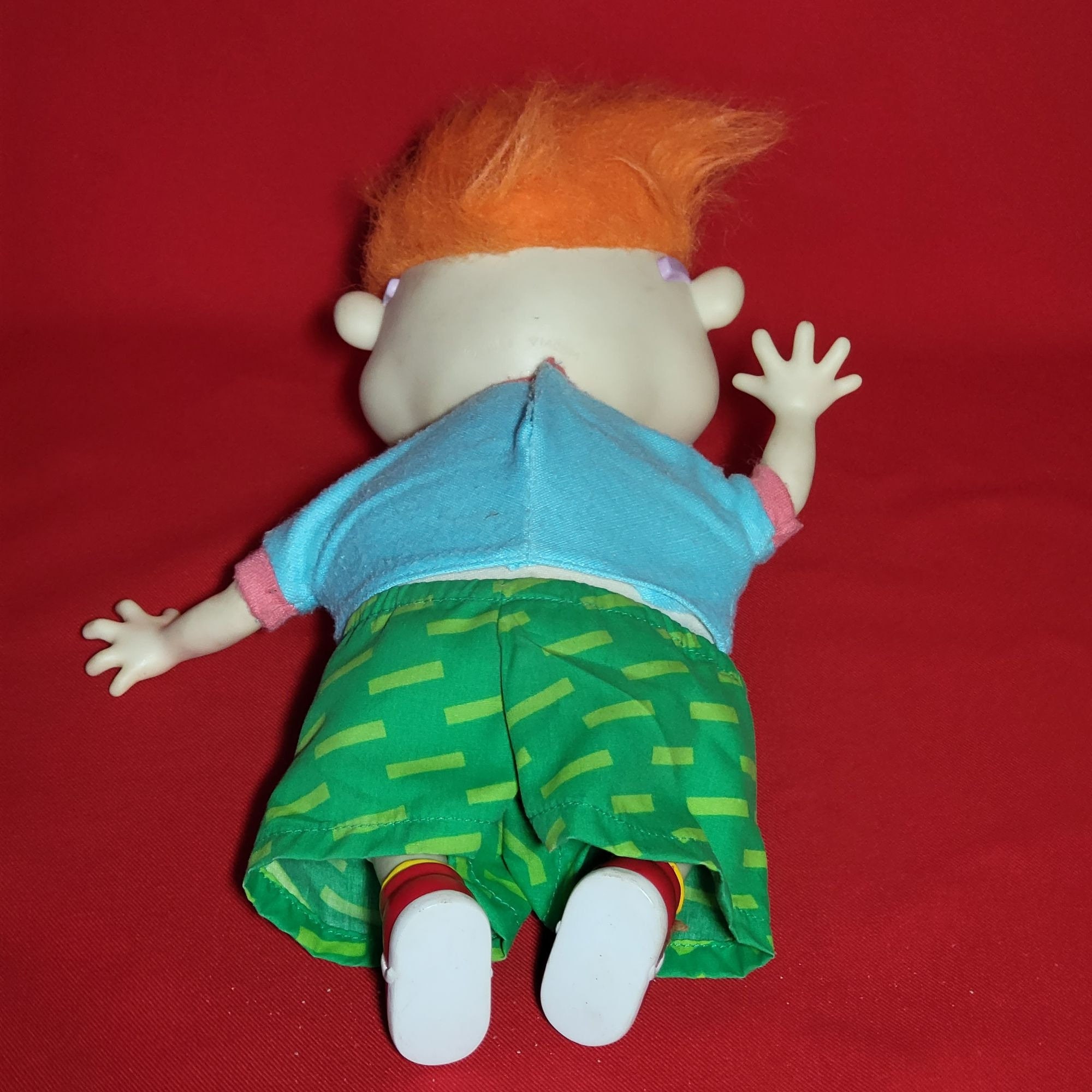Viacom Rugrats Scared Chuckie Finster Plush Doll Toy Pull String 1996 ...