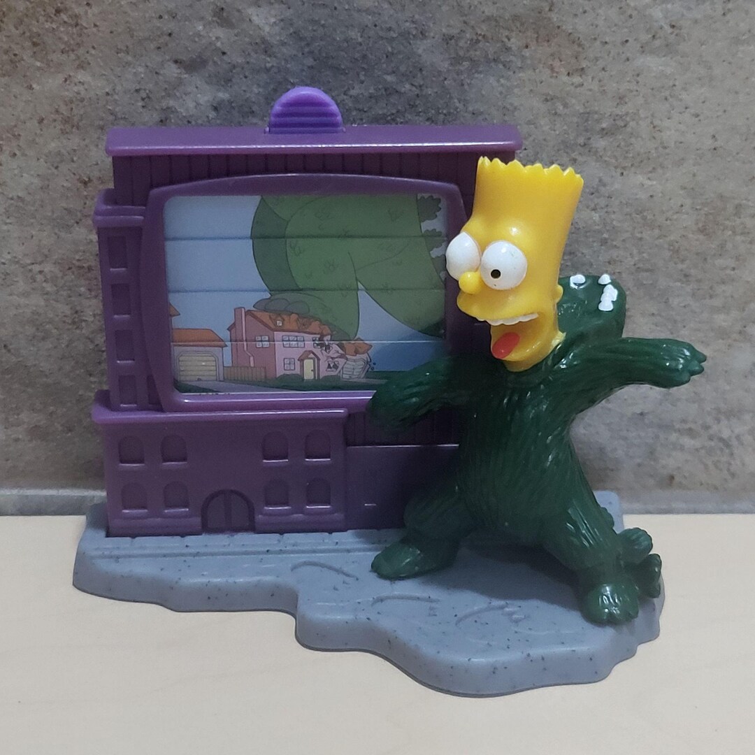 Vintage Burger King Bart as Bartzilla the Simpsons Creepy Classics 2002 ...