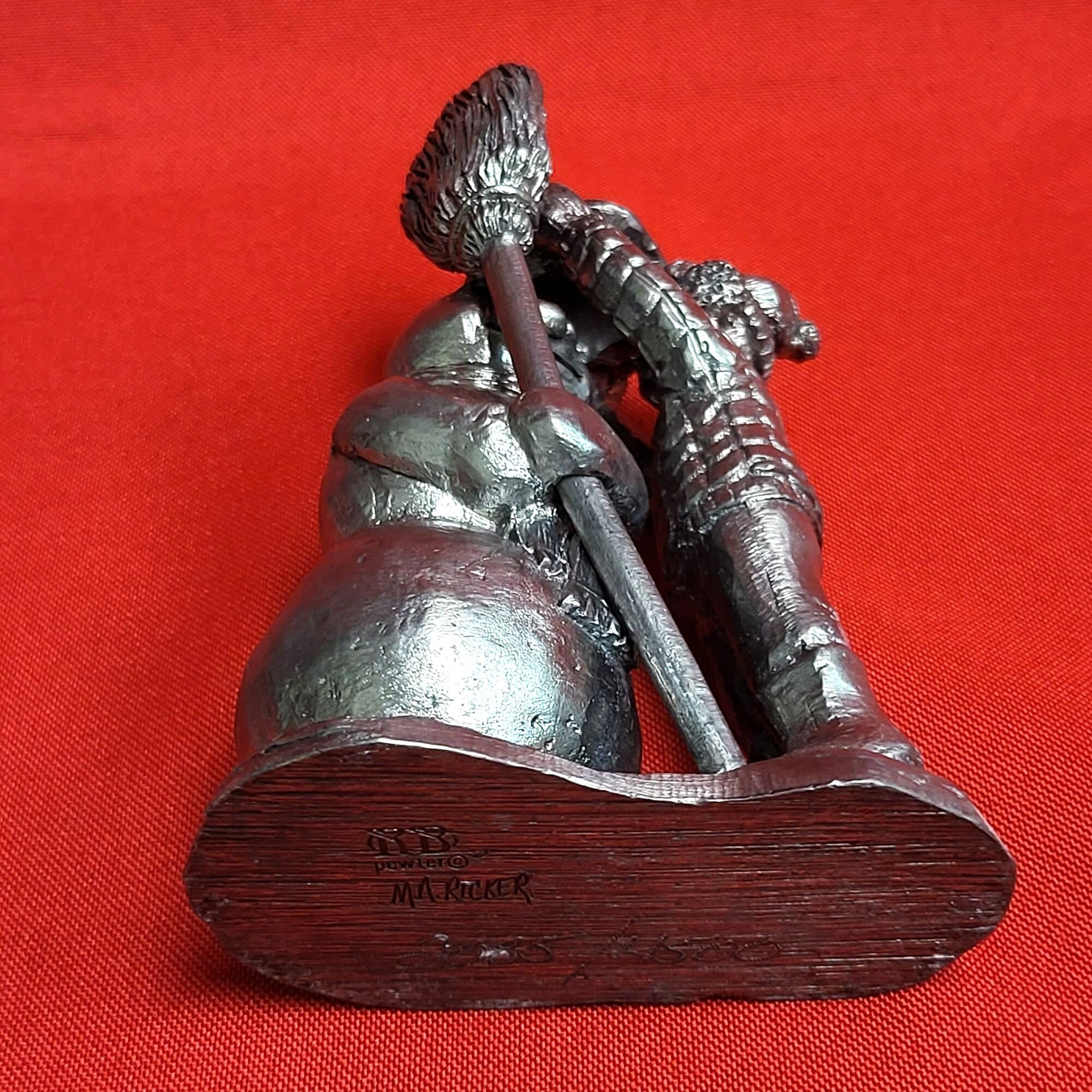 Vintage Michael Ricker Pewter Danny Boy & Snowman 1983 - Etsy