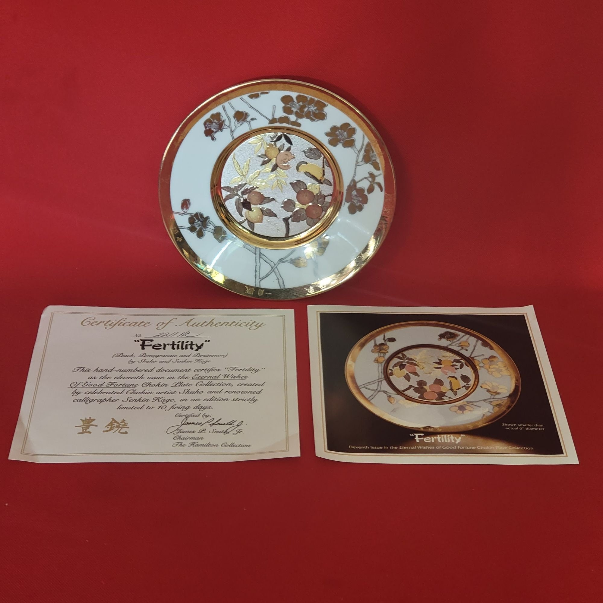 Chokin the Hamilton Collection Eternal Wishes of Good Fortune - Etsy