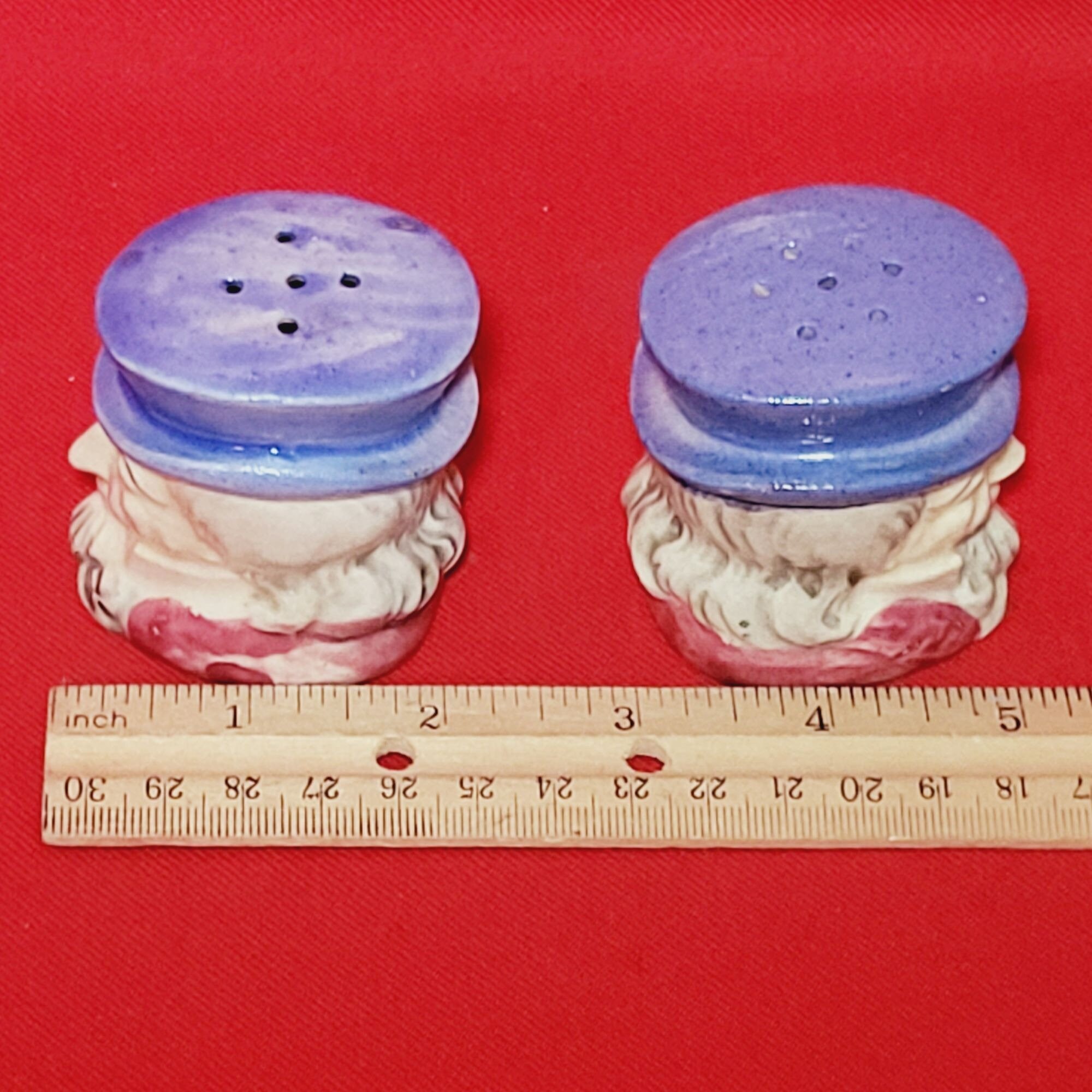 Vintage Uncle Sam Head Salt and Pepper Shakers - Etsy