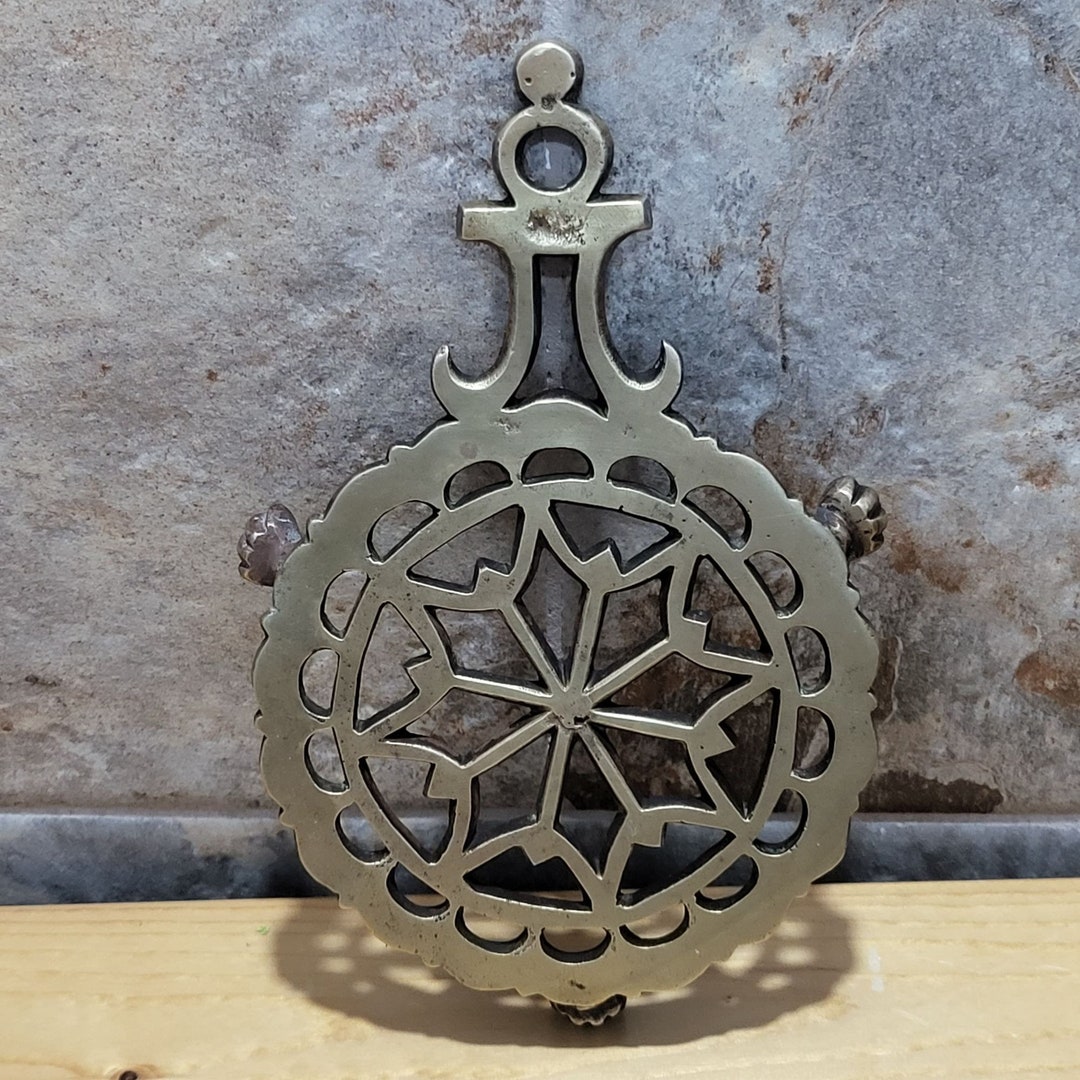 VTG Brass Bronze Trivet Wall Hanging Decor - Etsy