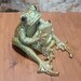 Vintage Porcelain Mama & Baby Frog Figurine Outdoor Decor - Etsy