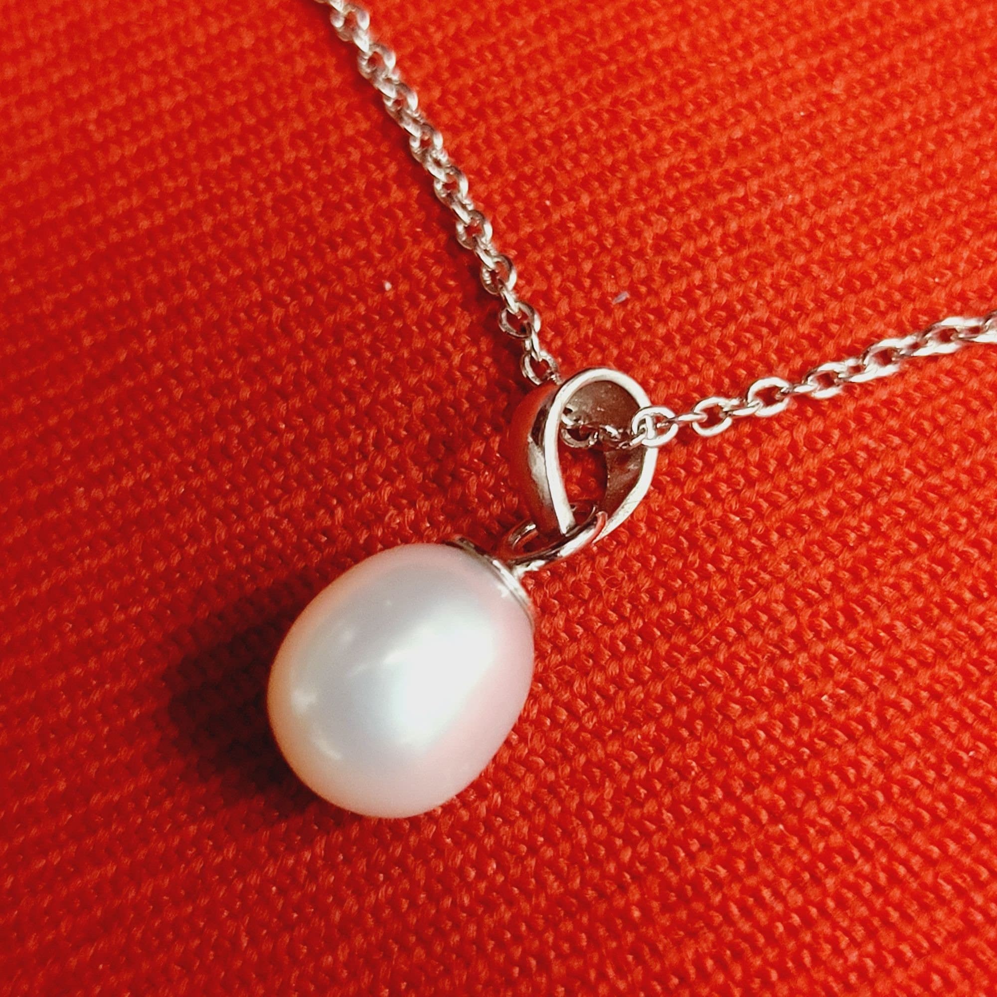 Vintage Pearl Sterling Silver 925 Chain Necklace - Etsy