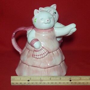 Vintage Applause Dancing Cat Teapot Ceramic - Etsy