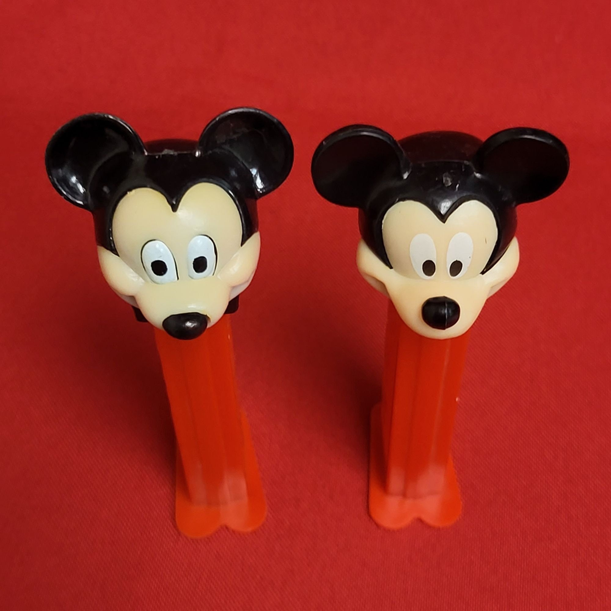 Vintage Disney Mickey Mouse Pez Dispensers Set of 2 - Etsy