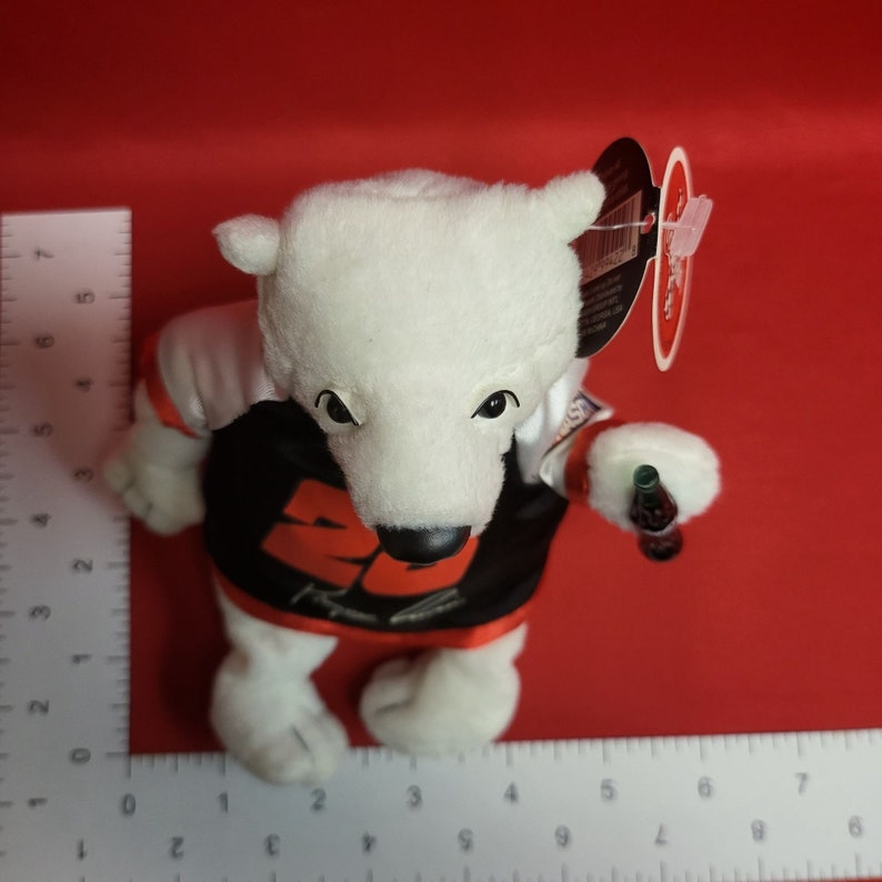 Coca Cola Racing Family Nascar Plush Bear Dale Jarrett 1999 - Etsy