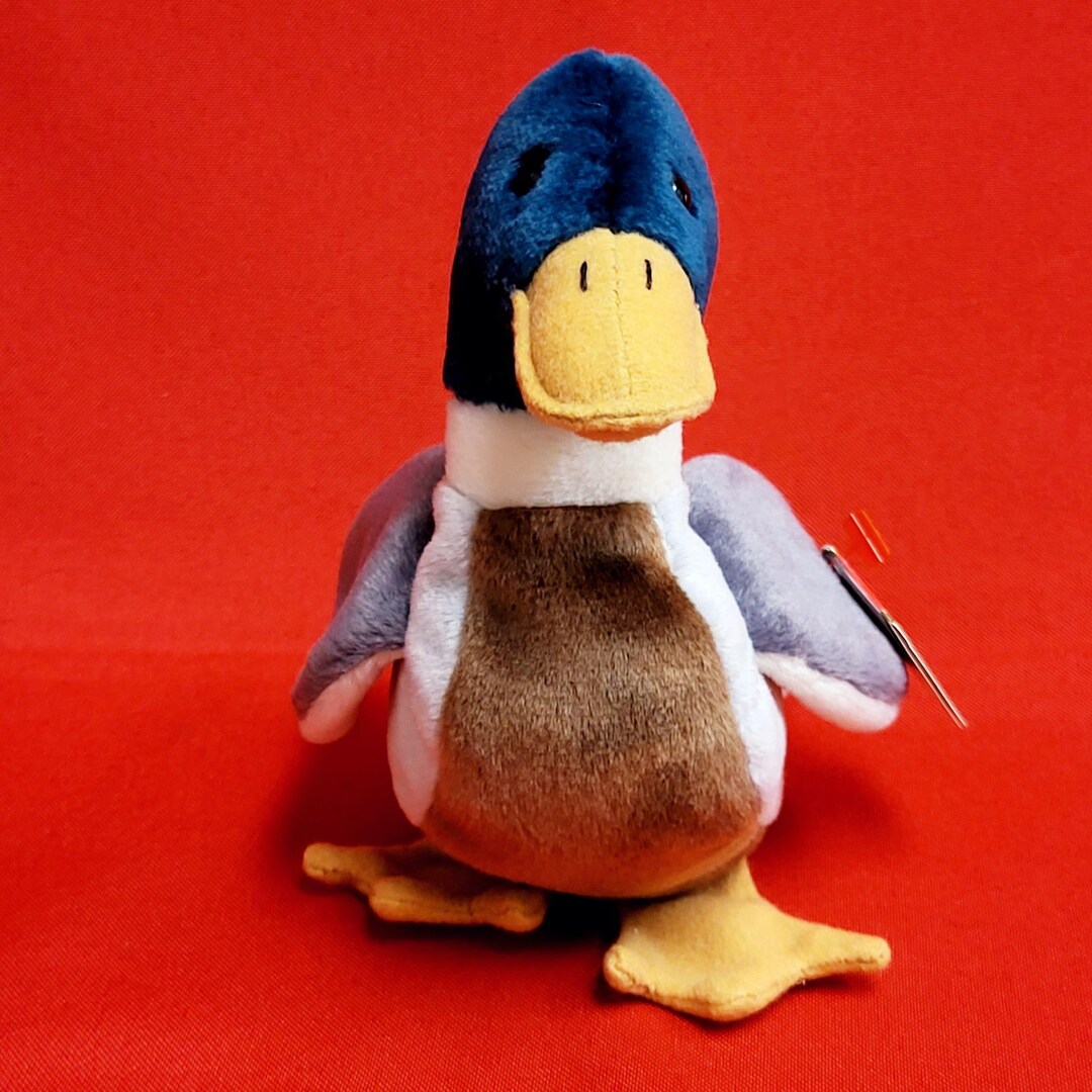 TY Beanie Babies Jake the Mallard Duck 1998 Stuffed Animal - Etsy