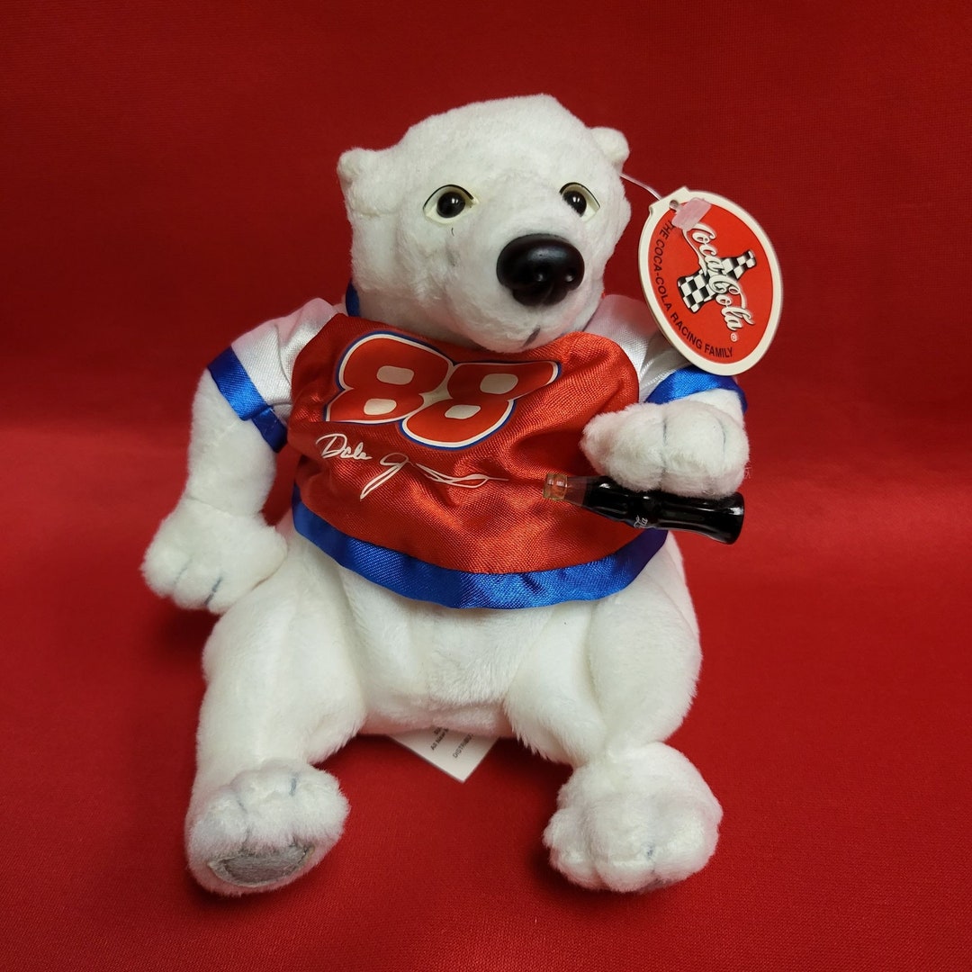 Coca Cola Racing Family Nascar Plush Bear Dale Jarrett 1999 - Etsy