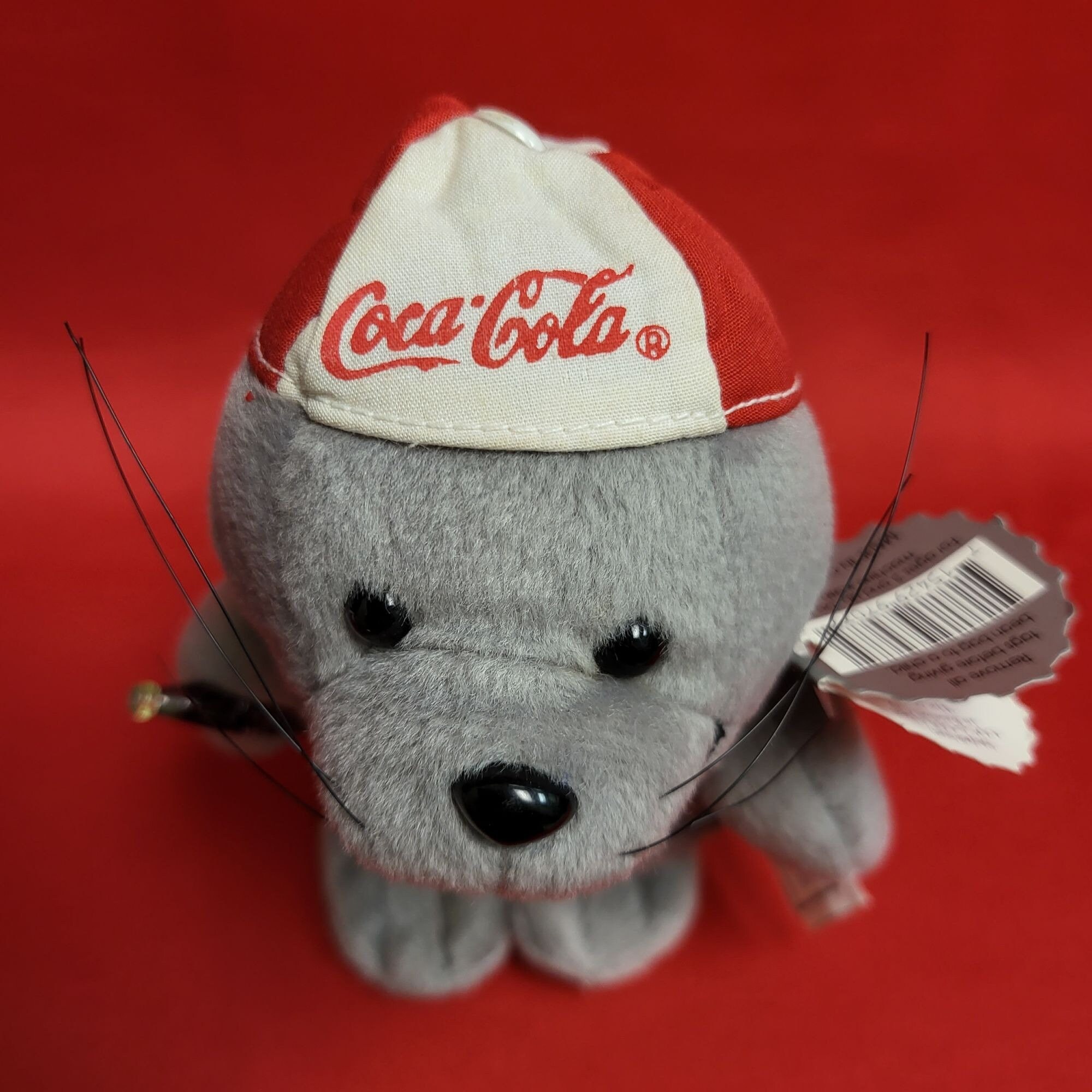 Coca Cola Seal in Baseball Cap Plush Bean Bag Stuff Toy 1997 - Etsy