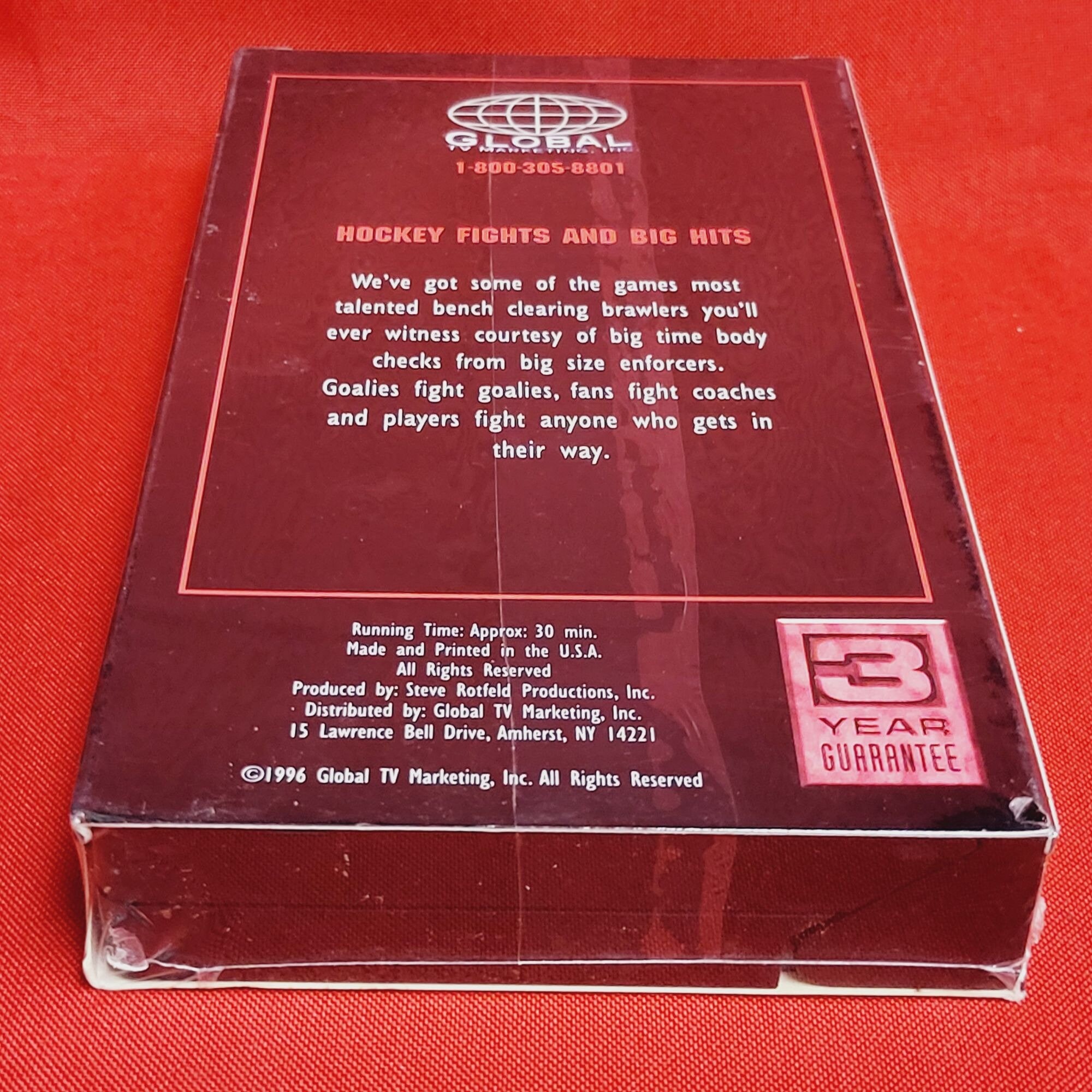 Hockey Fights & Big Hits 1996 VHS New Sealed - Etsy