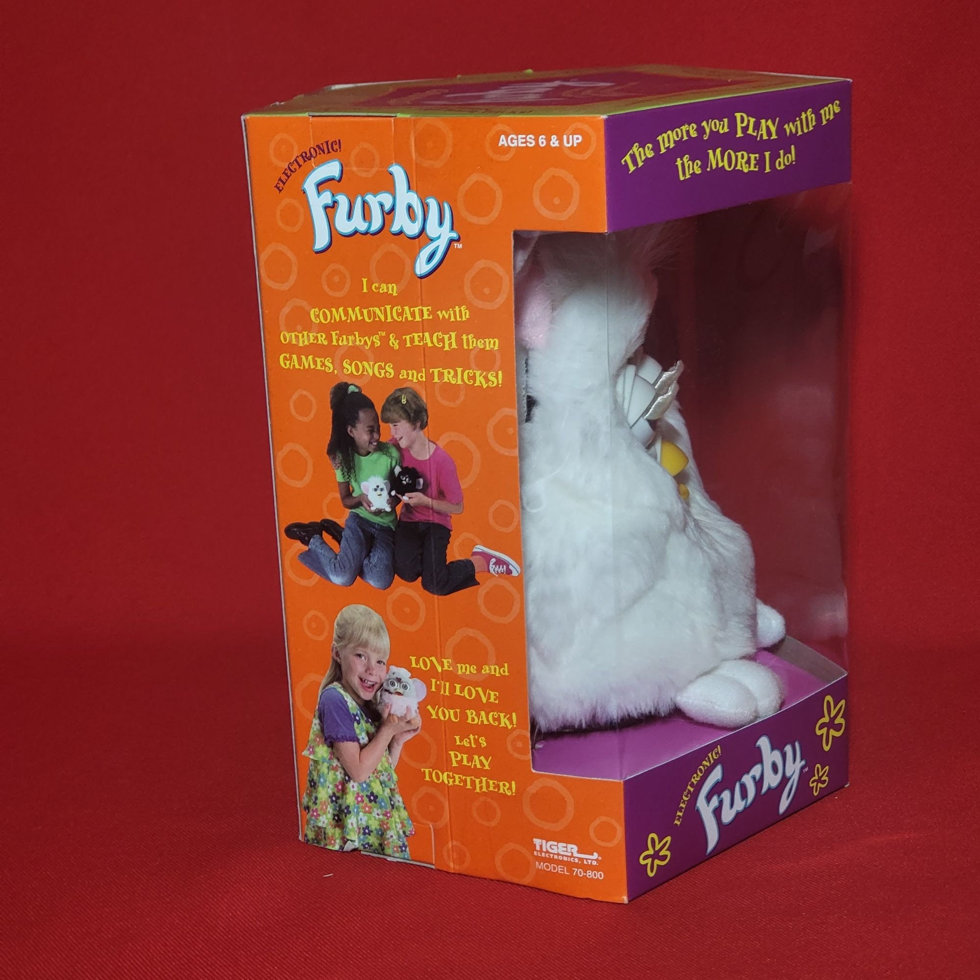 VTG Electronic White Furby Snowball Model 70-800 Tiger 1998 NIB - Etsy