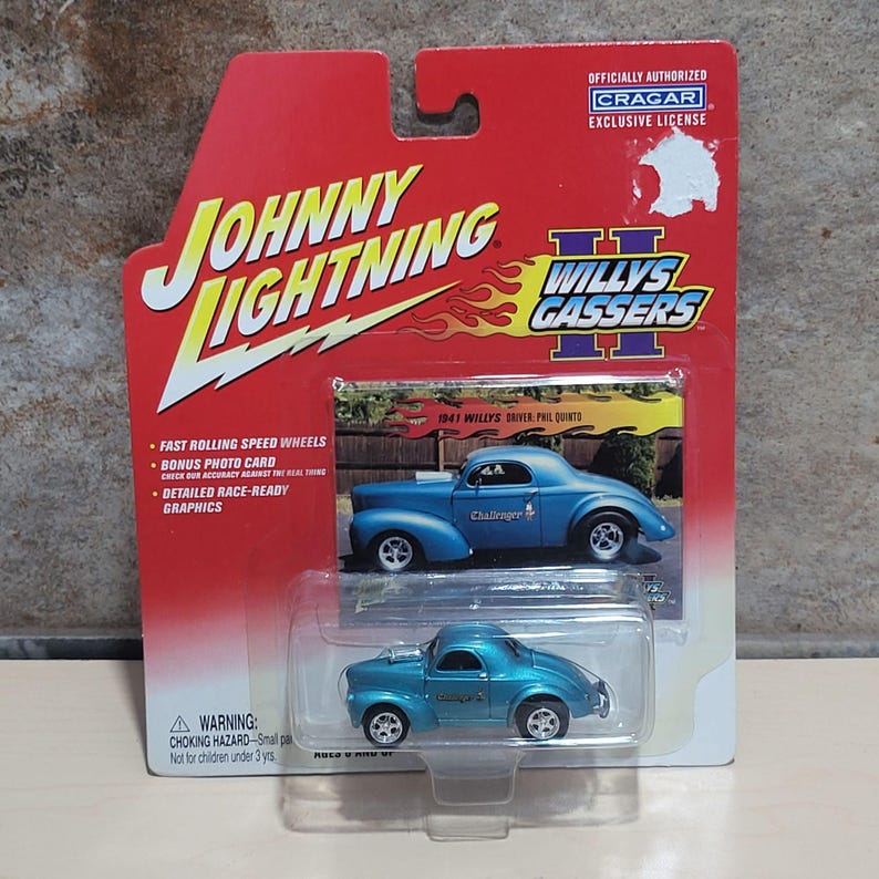Johnny Lightning 1941 Willys Gassers II Challenger Phil Quinto Diecast ...
