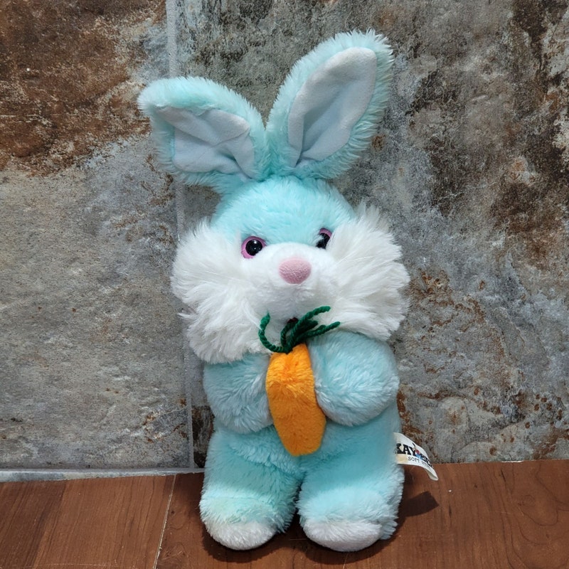 Rabbit in Carrot Plush - Etsy