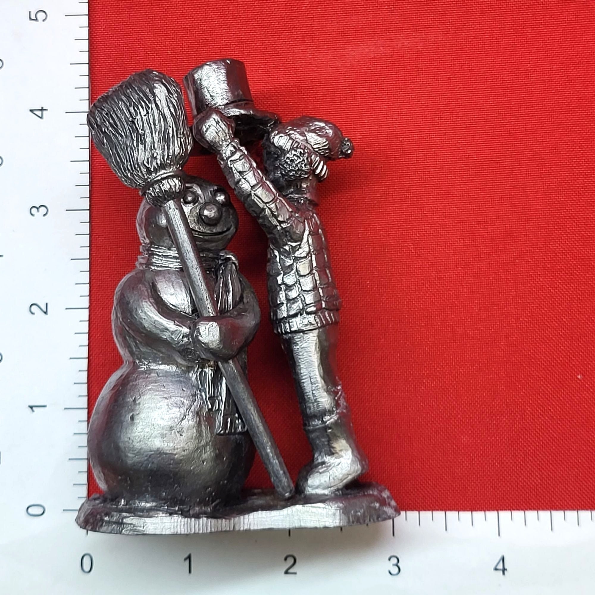 Vintage Michael Ricker Pewter Danny Boy & Snowman 1983 - Etsy