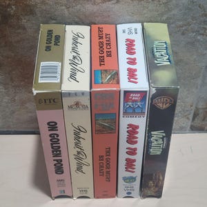 Vintage Classic Movies on VHS Lot of 5 Tested Rewinded - Etsy