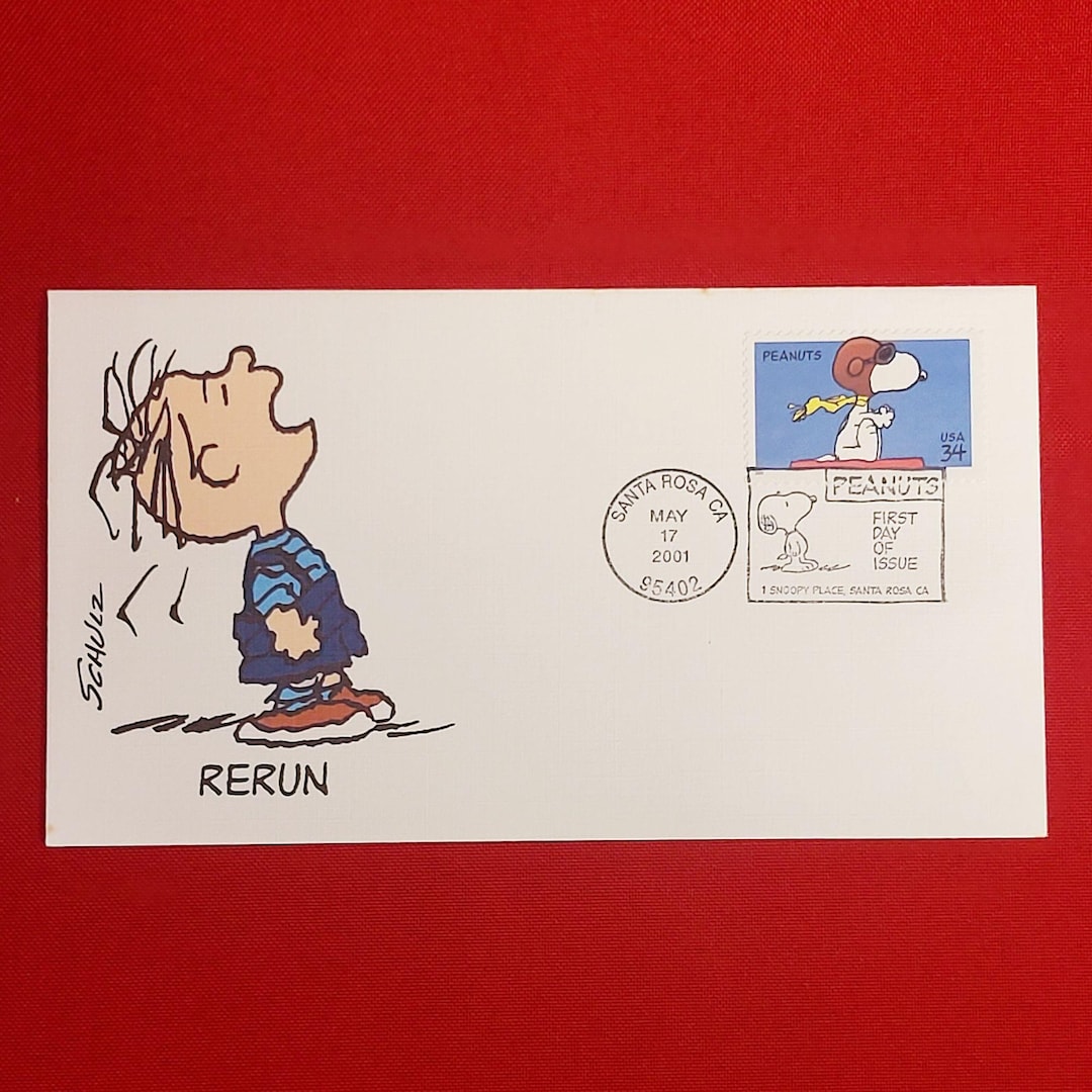First Day of Issue Peanuts Rerun Stamp Cache Envelope - Etsy