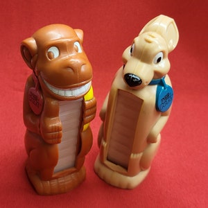 Vintage PEZ Petz Sidney Kangaroo & Grinz Monkey Amurol Bubble Gum ...