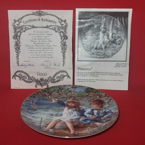 Reco Hearts and Flowers Patience Sandra Kuck Decorative Plate 1991 - Etsy