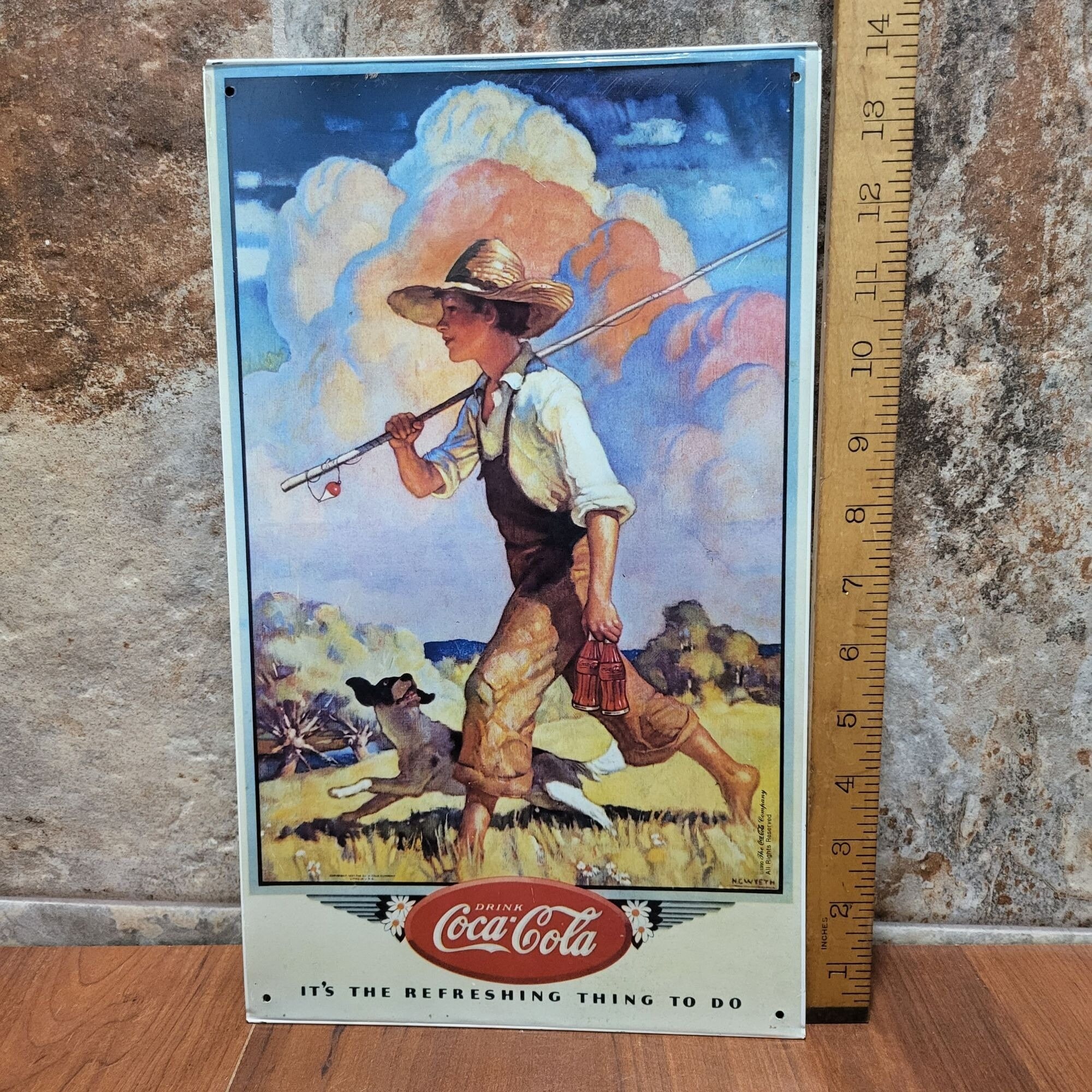 Metal Tin Poster Coca Cola Its the Refreshing Thing to Do Wall Decor - Etsy
