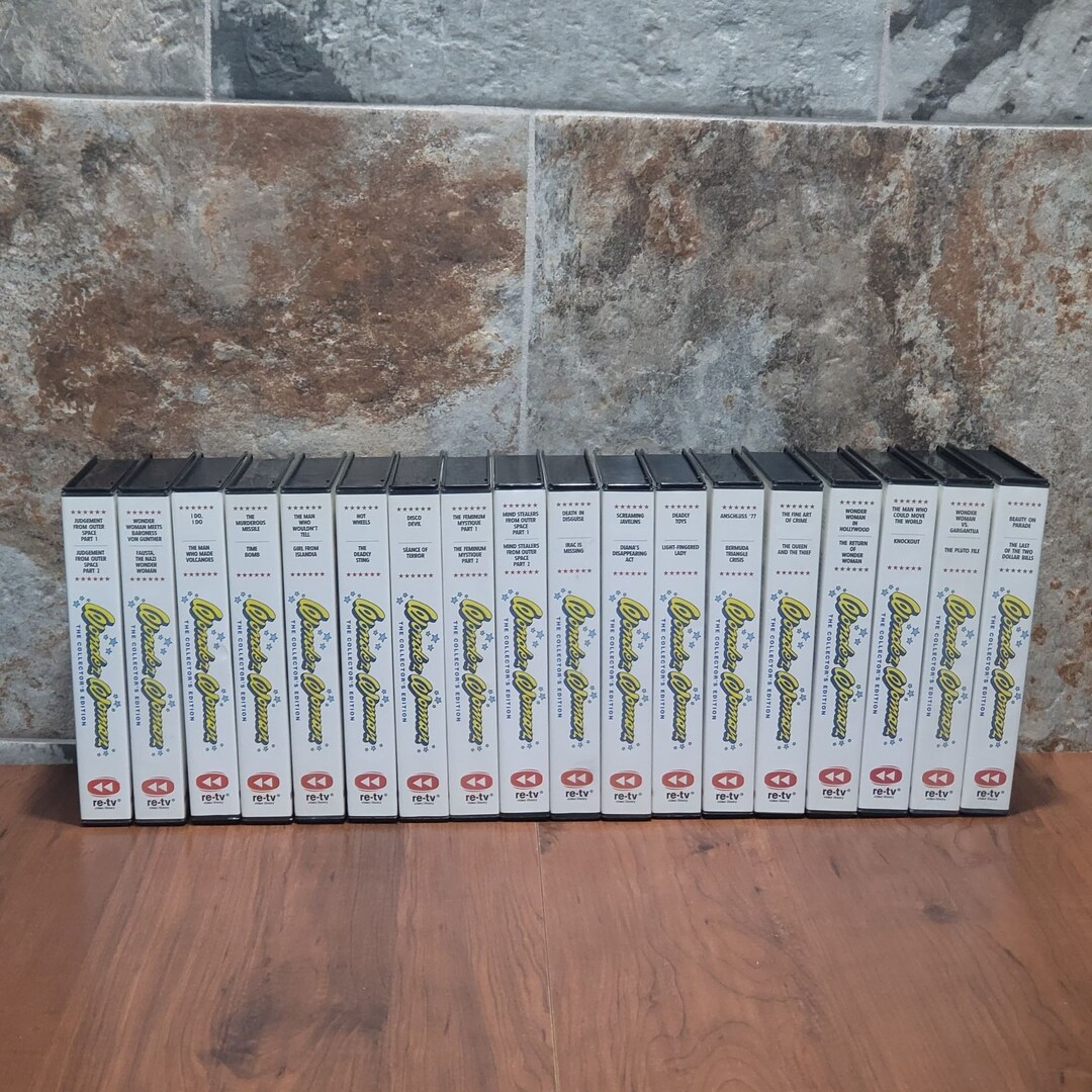 Wonder Woman VHS the Collectors Edition Lot of 18 - Etsy