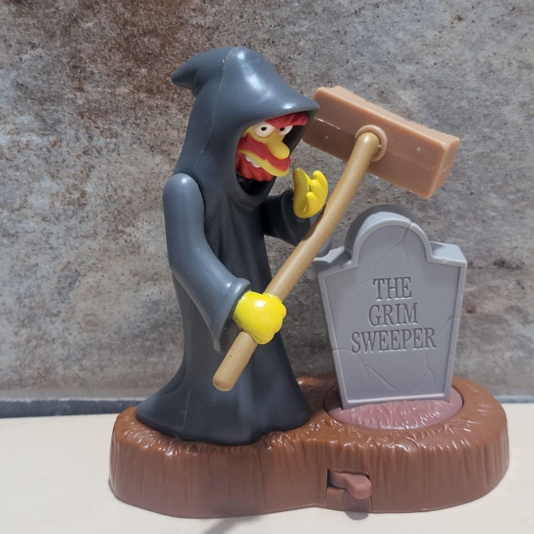 Vintage Burger King Willie Broom Reaper the Simpsons Halloween Spooky ...