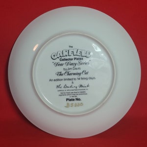 Garfield the Charming Cat Plate 1978 Dear Diary Series - Etsy