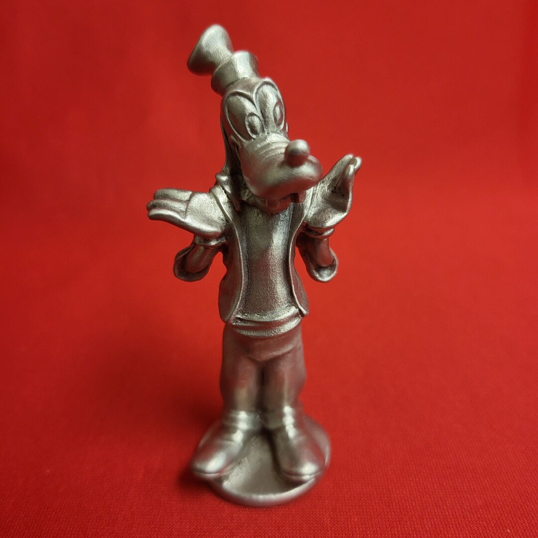 Walt Disney Co Hudson Fine Pewter Goofy Shrugging 3 Figurine 3992 - Etsy