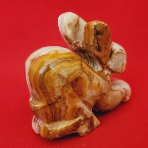 Vintage Onyx Marbled Rabbit Figure Alabaster Hand Carved Polished ...