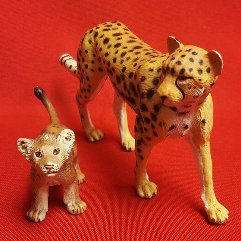 Cheetah Figurines - Etsy