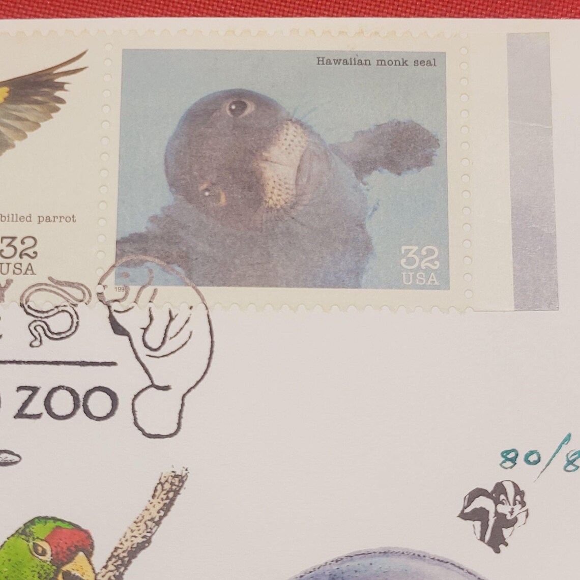 First Day of Issue Stamp Cache Envelope and Enclosure San Diego Zoo - Etsy