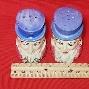 Vintage Uncle Sam Head Salt and Pepper Shakers - Etsy