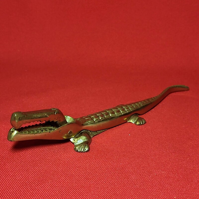 Alligator Nutcracker Brass - Etsy