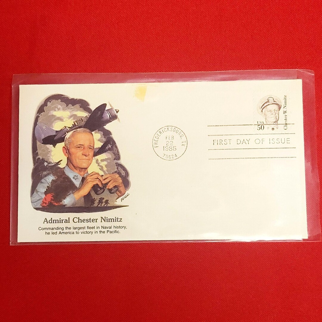 First Day of Issue Admiral Chester Nimitz Stamp Cache Envelope - Etsy