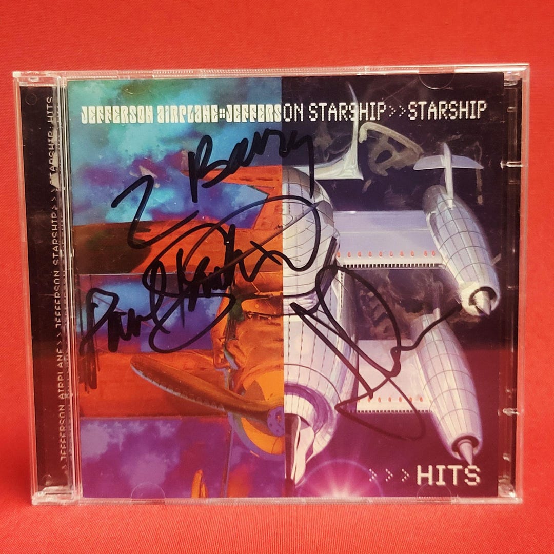 Signed Jefferson Airplane/starship Hits CD - 2 Discs (1998) - Etsy