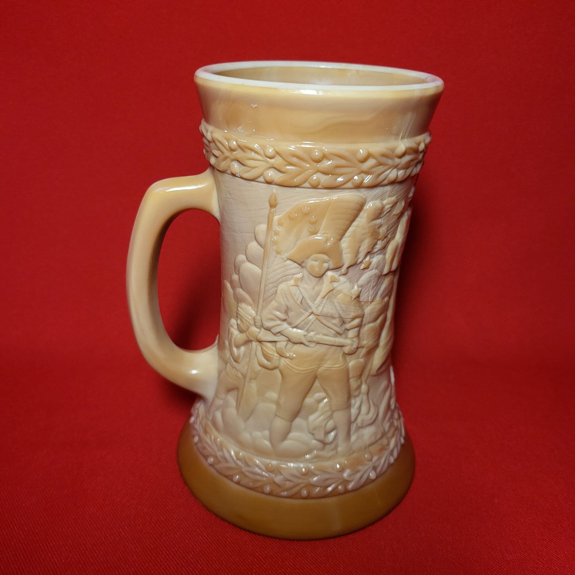 Fenton American Bicentennial 1776-1976 Chocolate Slag Glass Mug - Etsy