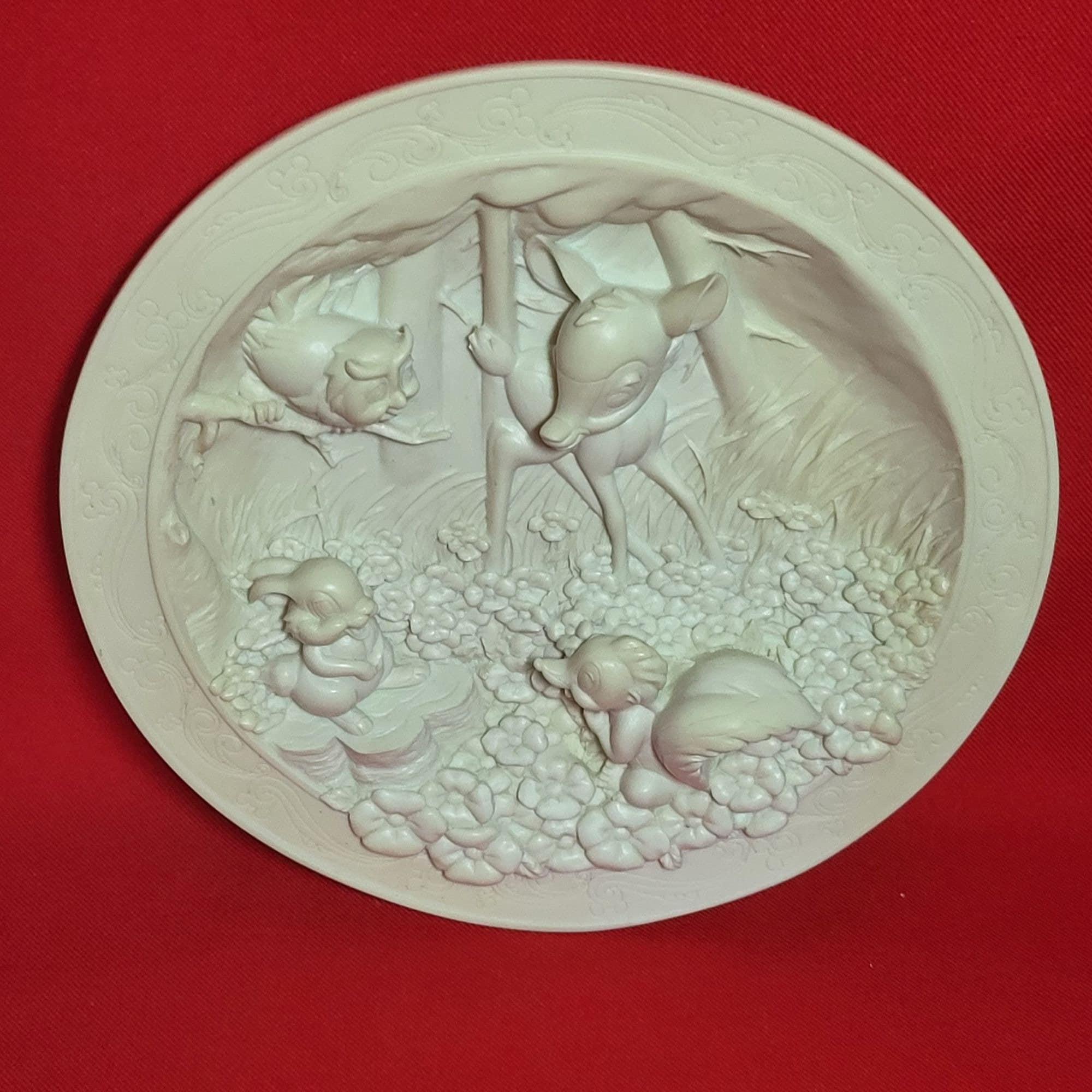 VTG Disneys Animated Classic Bambi 1942 3D Decorative Plate - Etsy