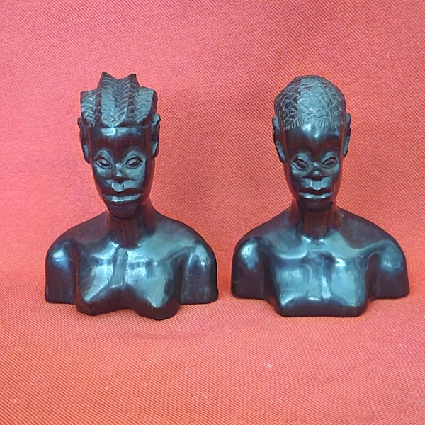 African Ebony Heads - Etsy