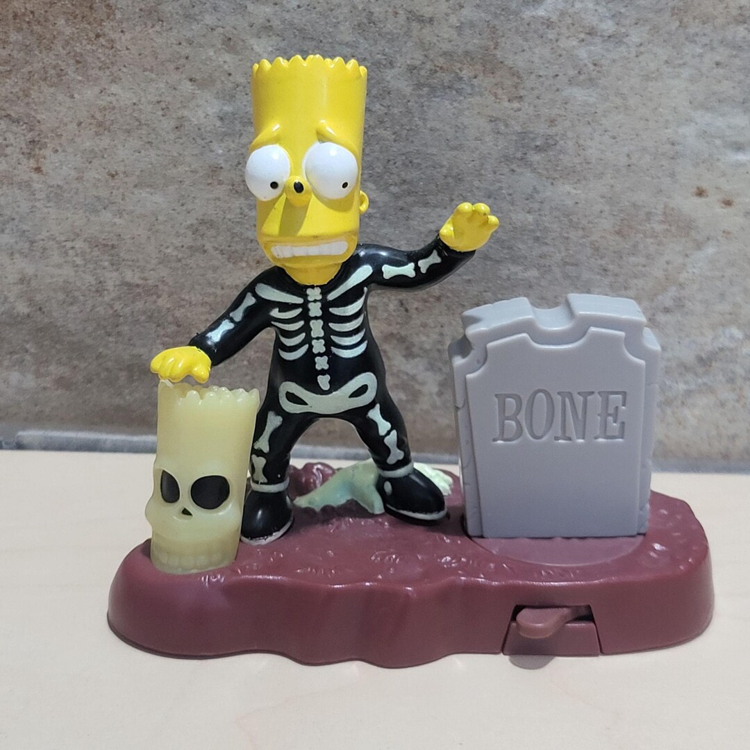 Vintage Burger King Bart Simpson the Simpsons Halloween Spooky Light ...